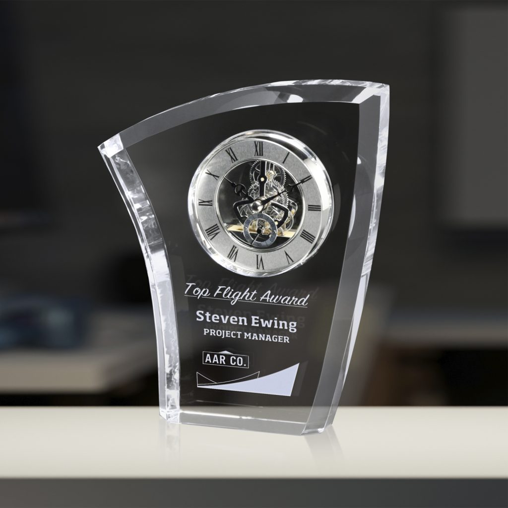 Barbour Clock, Optic - Glassical Designs