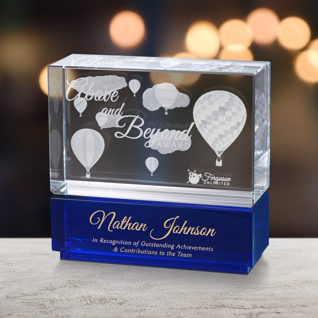 Butler Indigo Cube, Blue Optic - Glassical Designs
