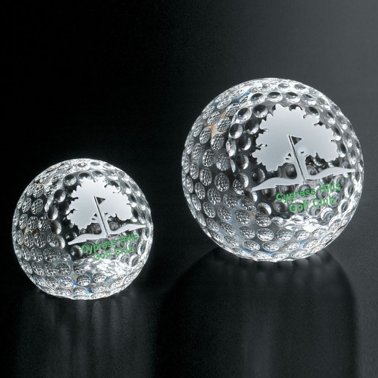 Clipped Golf Ball, Optic - Glassical Designs
