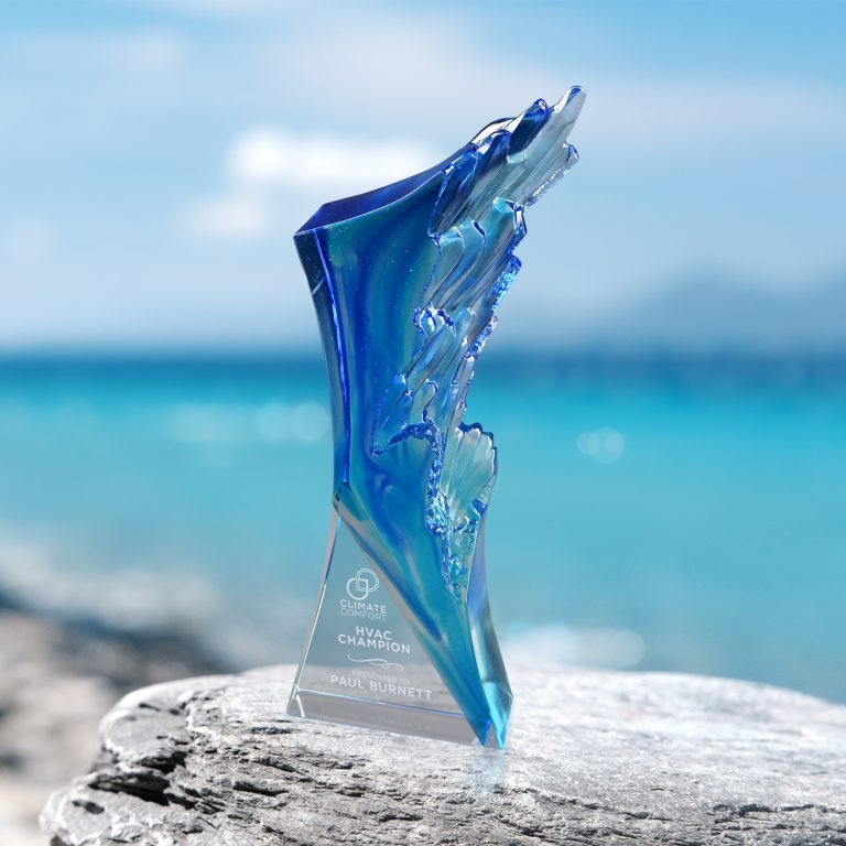Glacier Award, Art Glass - Glassical Designs