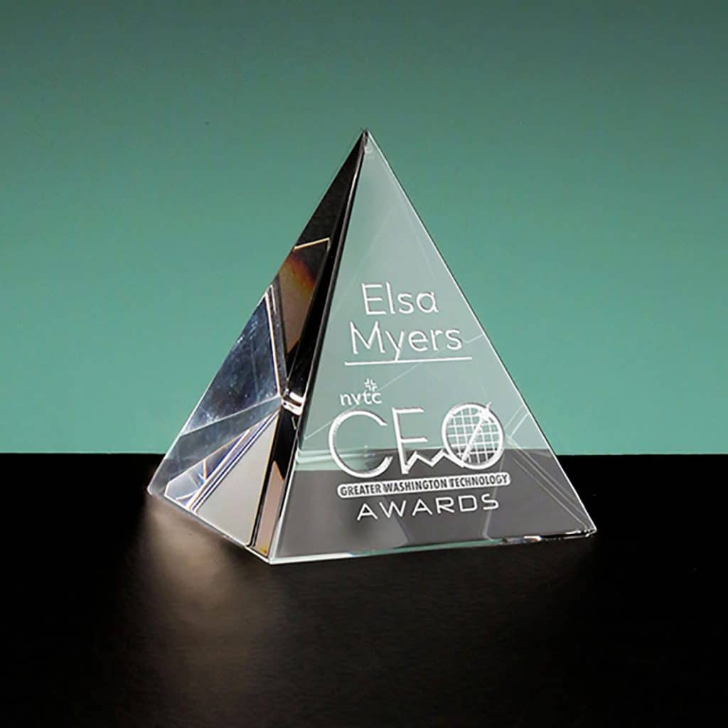 Crystal Pyramid | Optic Crystal & Glass Awards | Glassical Designs