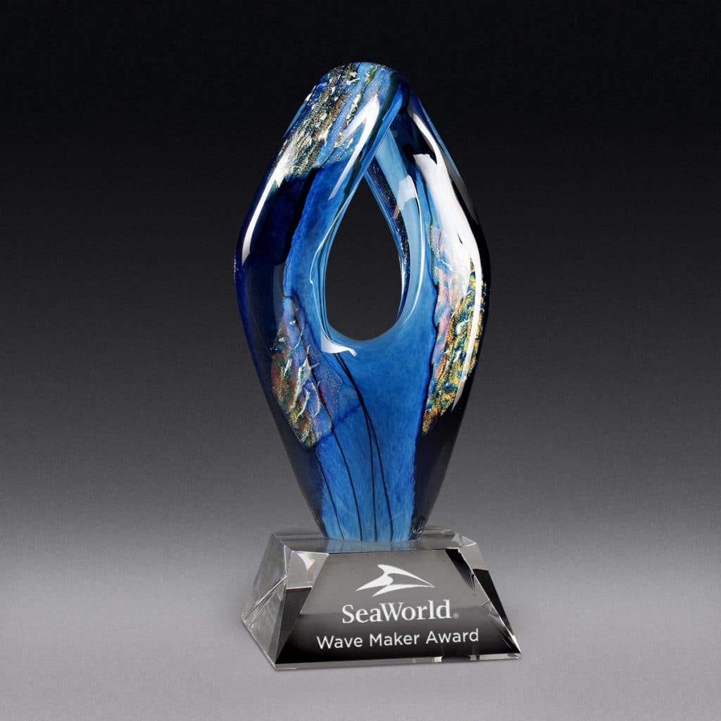 Quantum - Blue, Art Glass - Glassical Designs