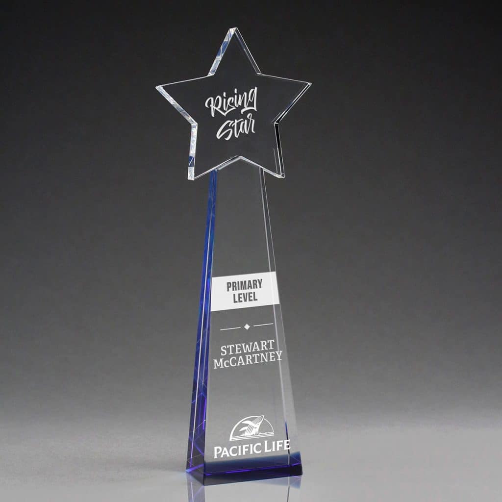 Star Tower - Blue - Glassical Designs