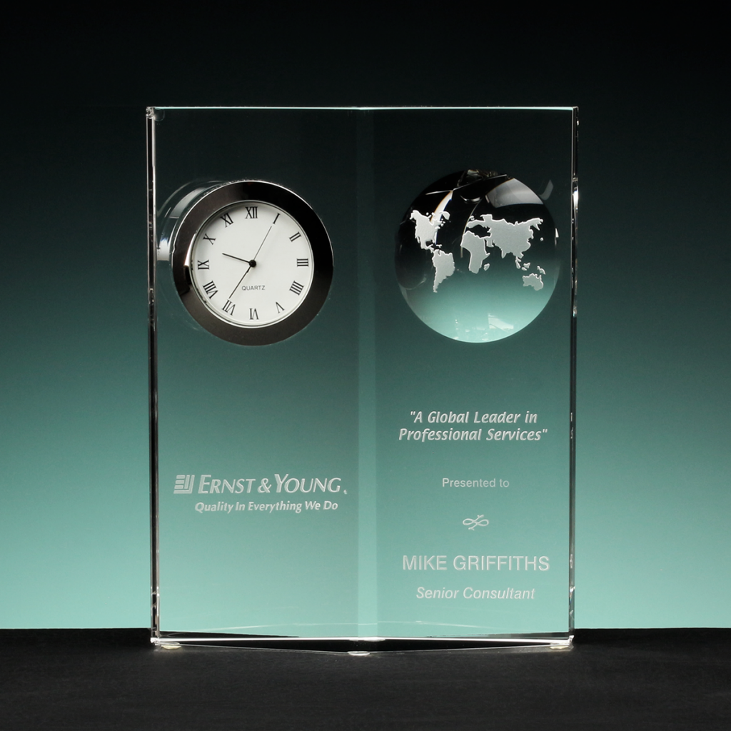 Worldwide Clock, Optic - Glassical Designs